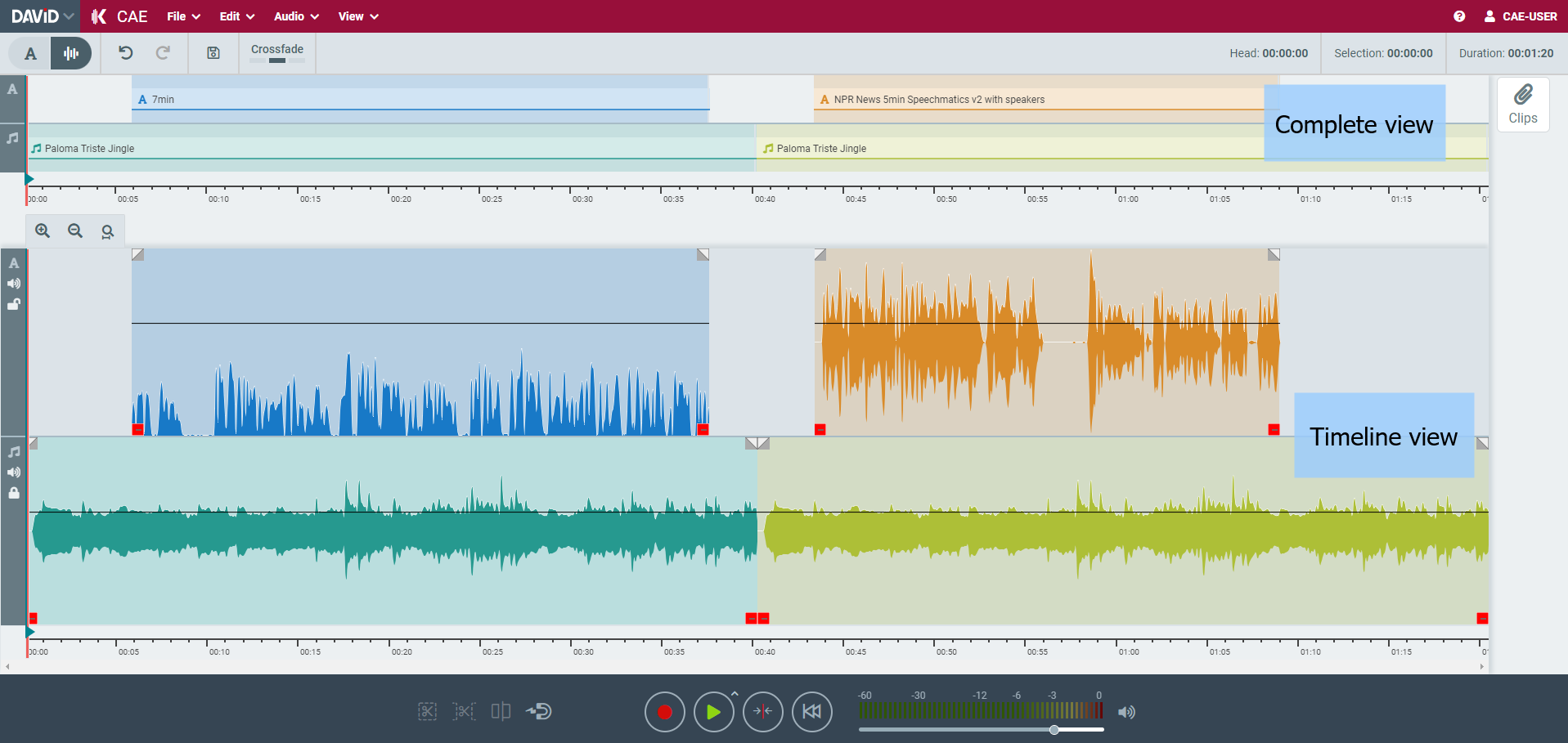 Working with Waveform View